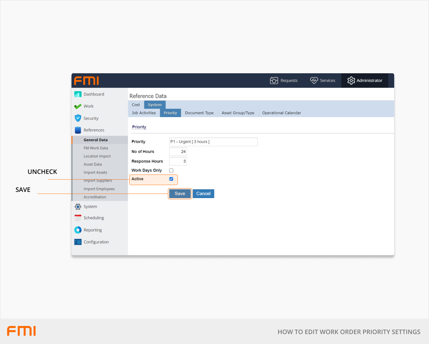 How to Update Work Order Priority Settings