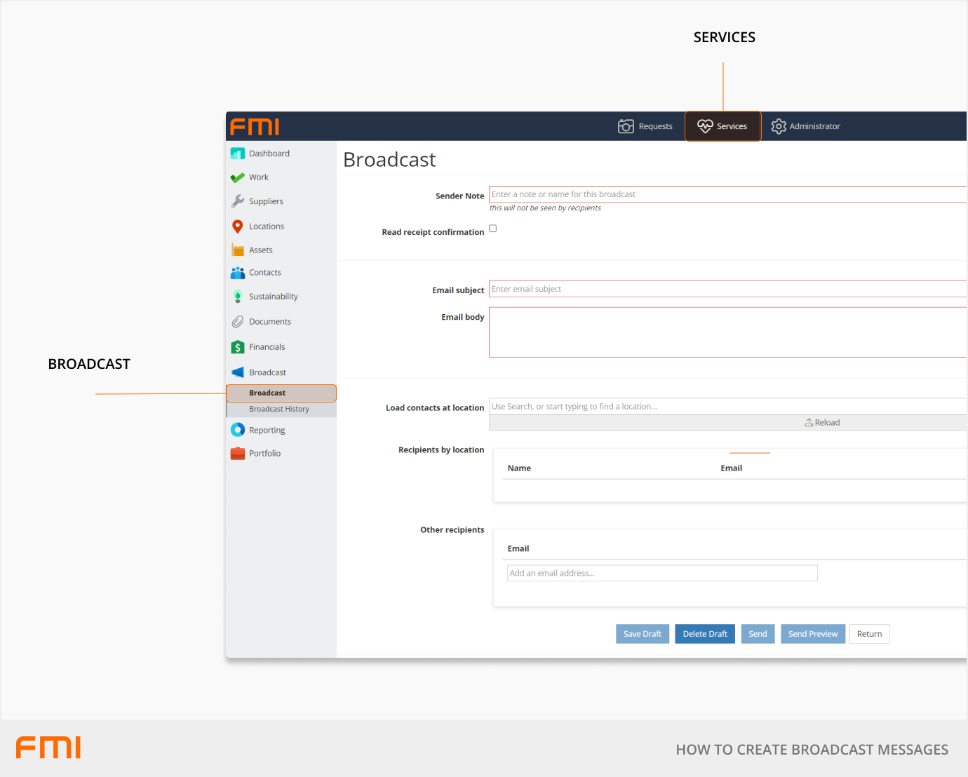 How to Create Broadcast Messages